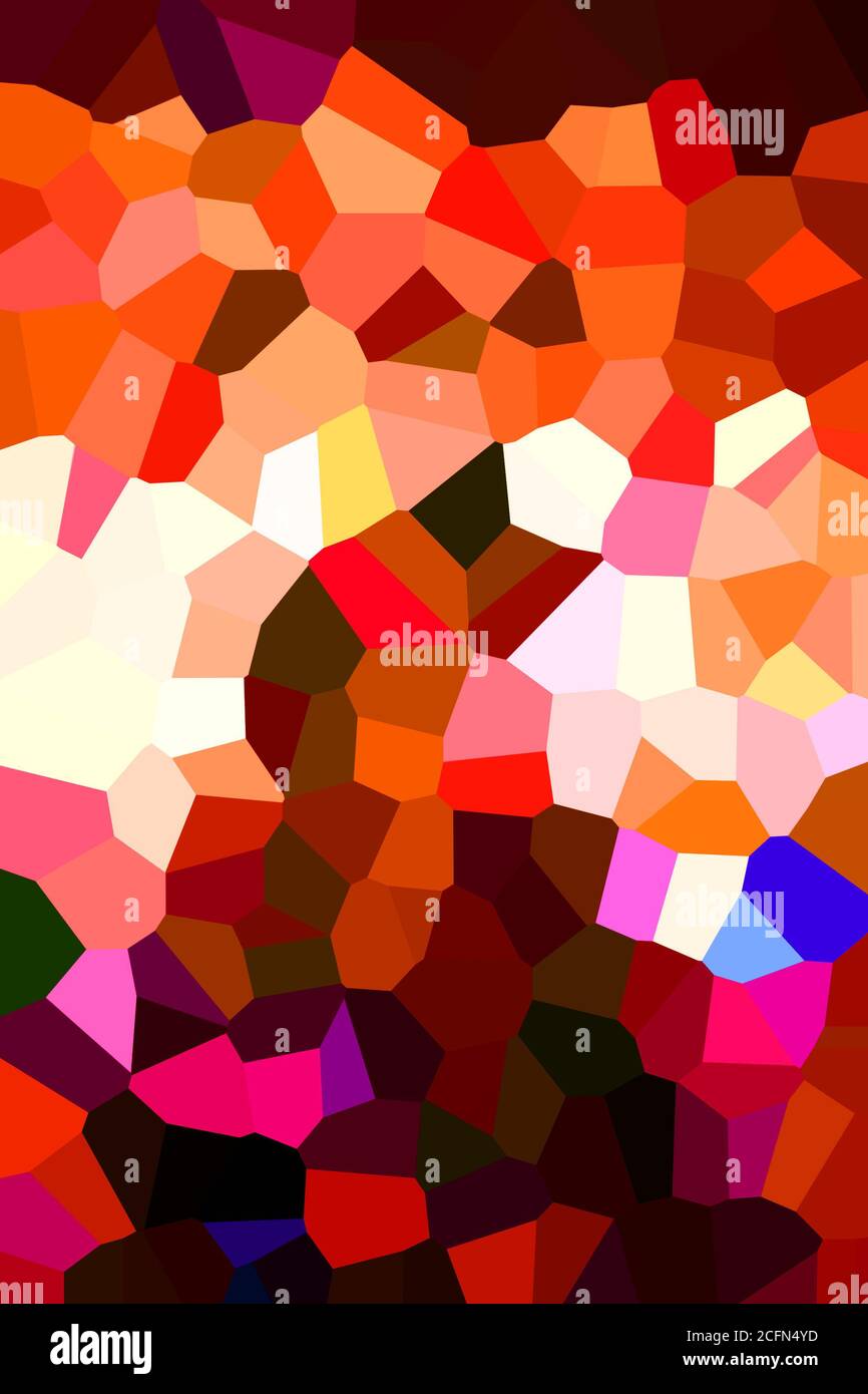 Illustration of Pixels pattern with various bright colors creates an ...