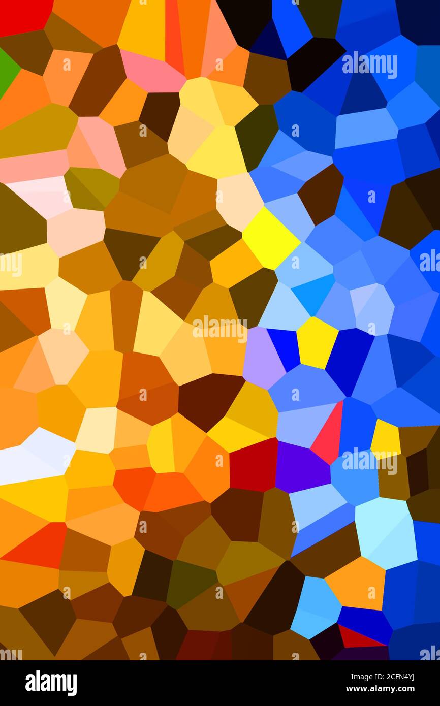 Illustration of Pixels pattern with various bright colors creates an ...