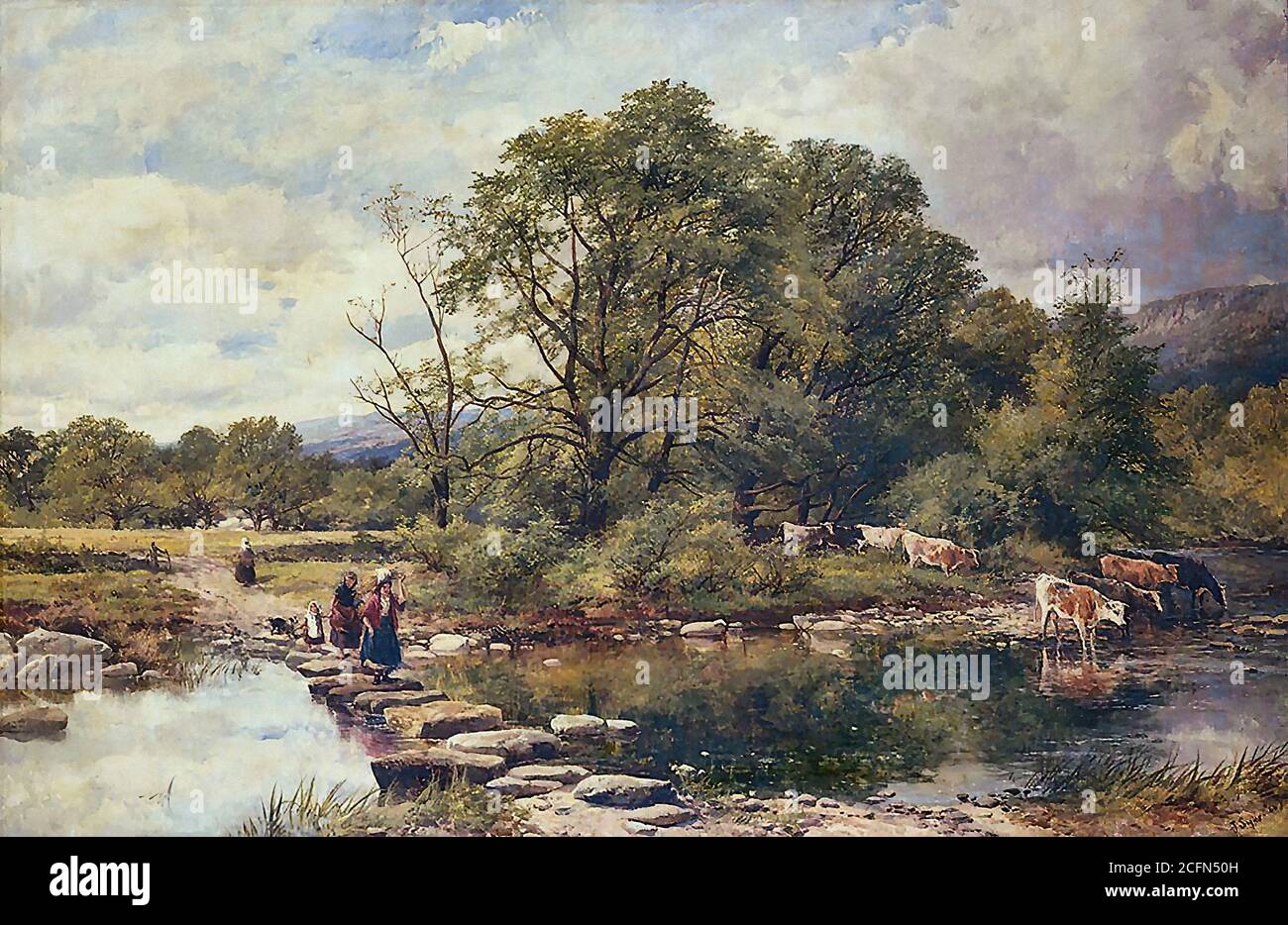 Syer I John - Stepping Stones Bettws-Y-Coed - British School - 19th ...