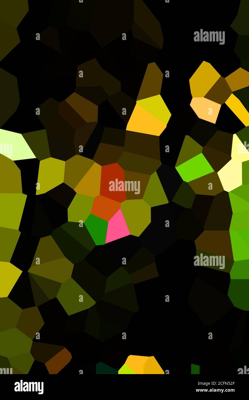 Illustration of Pixels pattern with various bright colors creates an ...