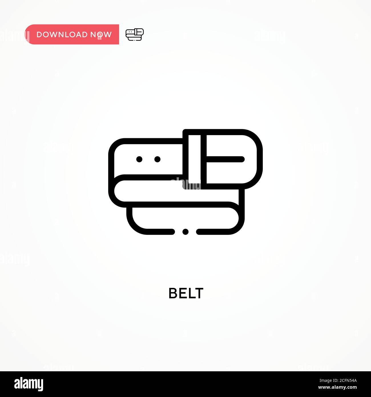 Belt vector icon. Modern, simple flat vector illustration for web site ...