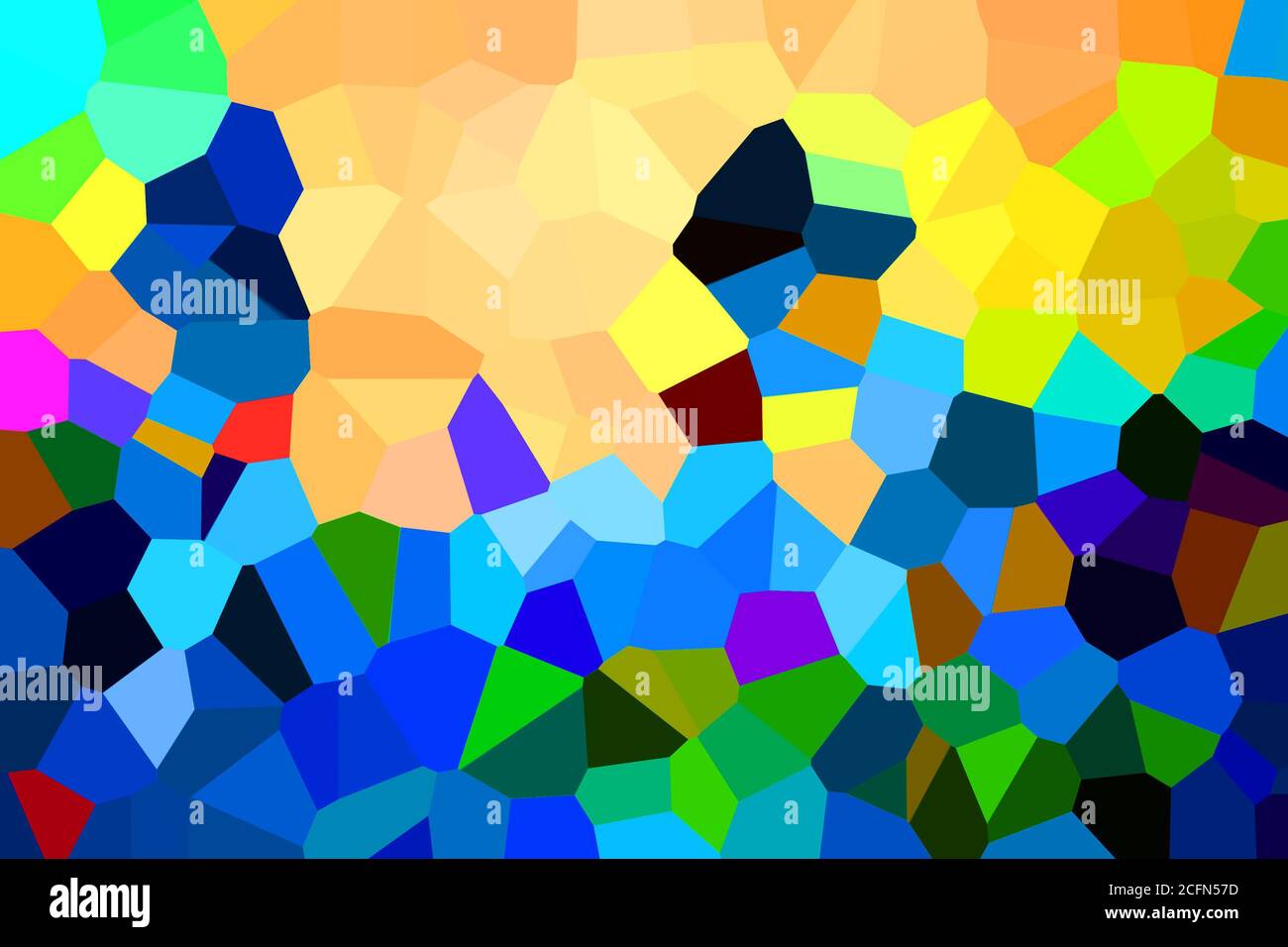 Illustration of Pixels pattern with various bright colors creates an ...