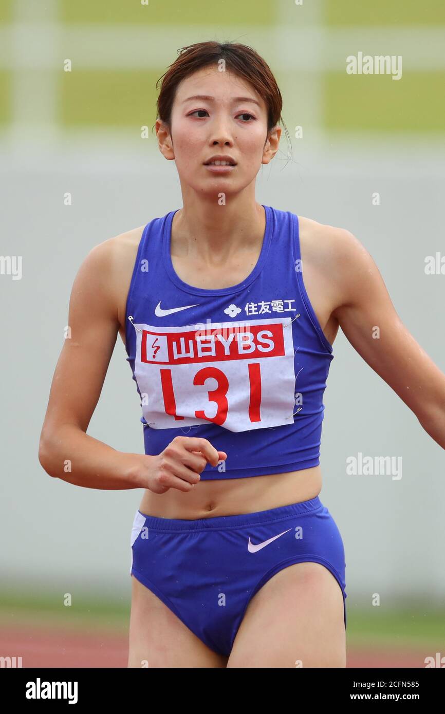 Fuji Hokuroku Women's 100m Hurdles Fuji Hokuroku Park Athletics Stadium ...