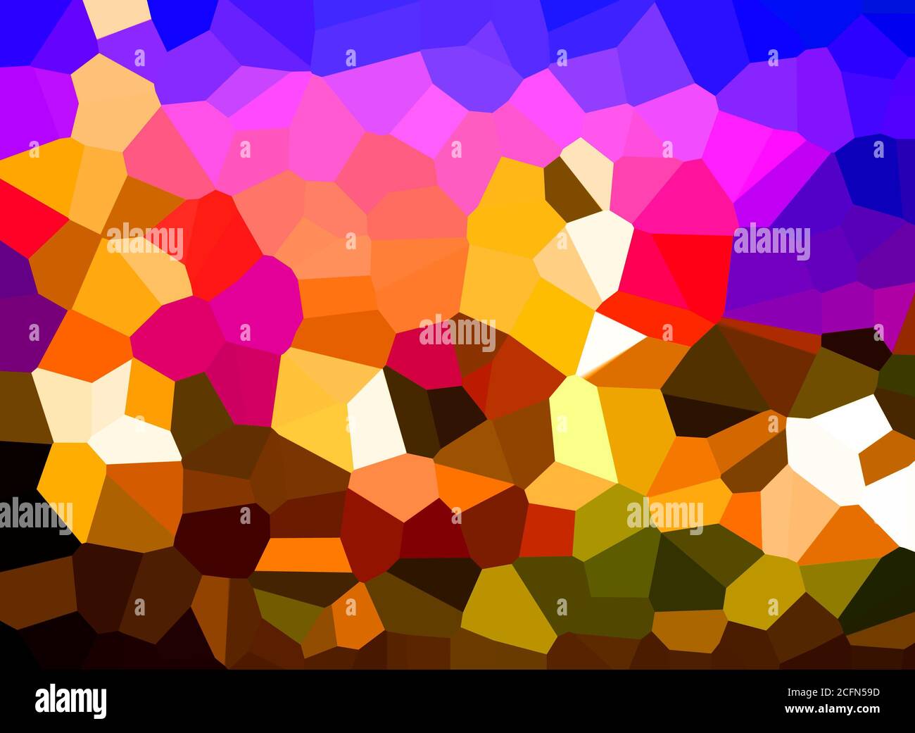 Illustration of Pixels pattern with various bright colors creates an ...