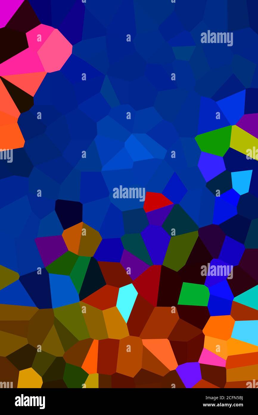 Illustration of Pixels pattern with various bright colors creates an ...