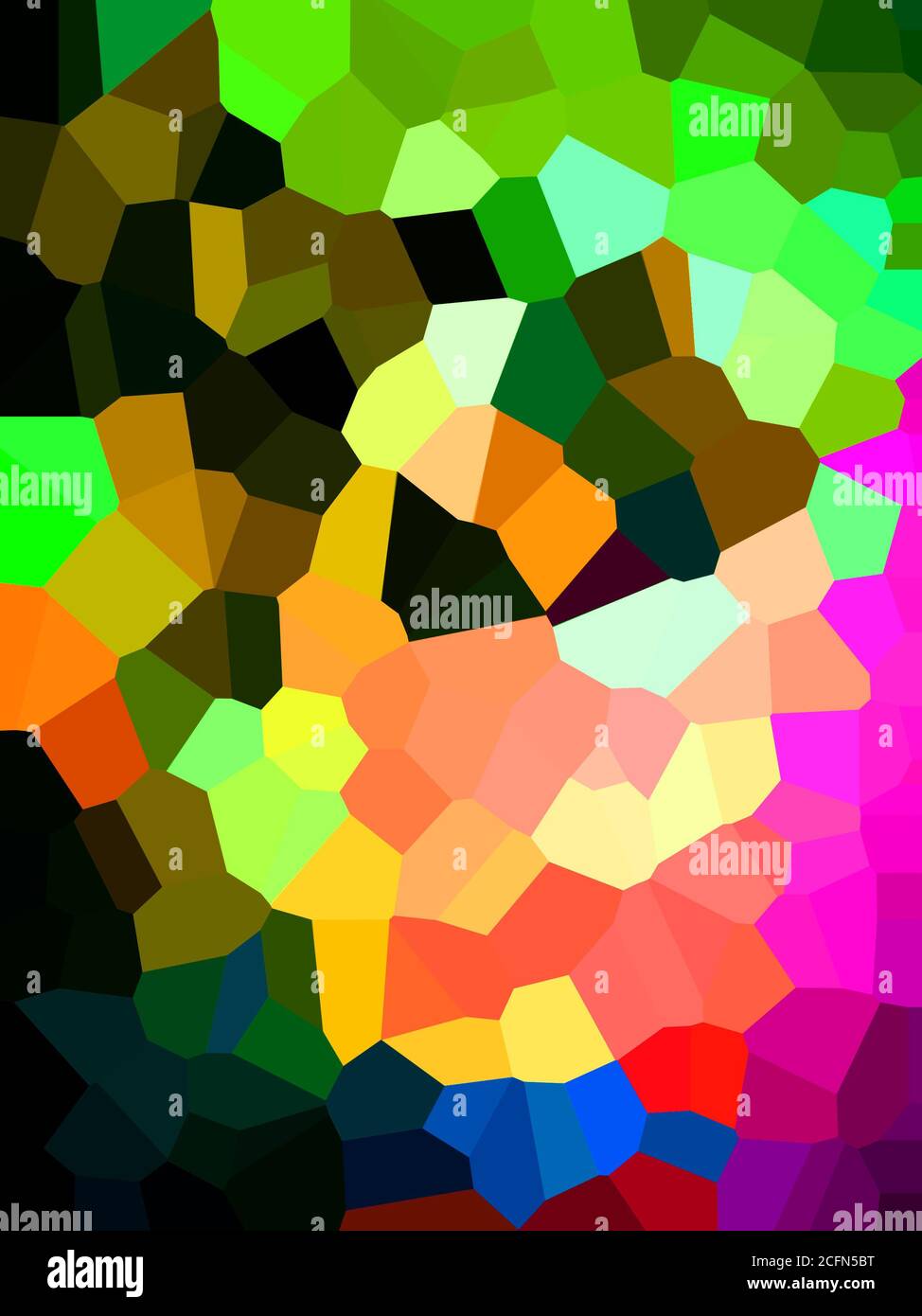 Illustration of Pixels pattern with various bright colors creates an ...