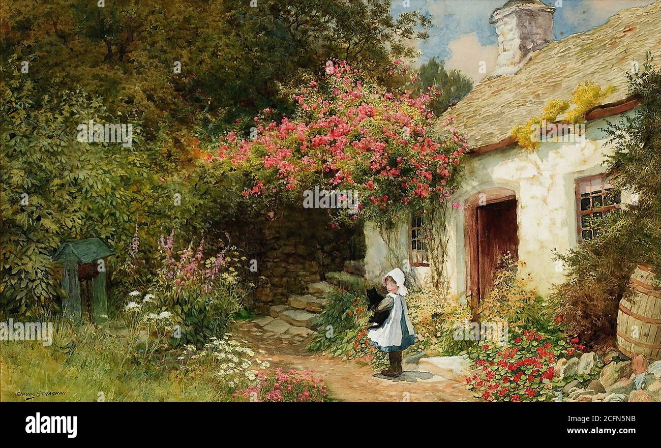 Strachan Artur Claude - at Llanfair - British School - 19th Century ...