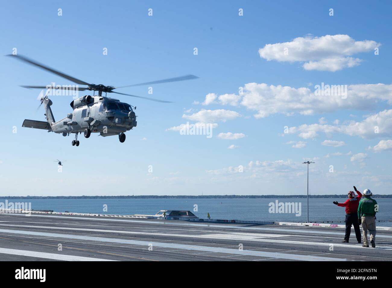 An MH-60R Sea Hawk attached to the “Spartans” of Helicopter Maritime ...
