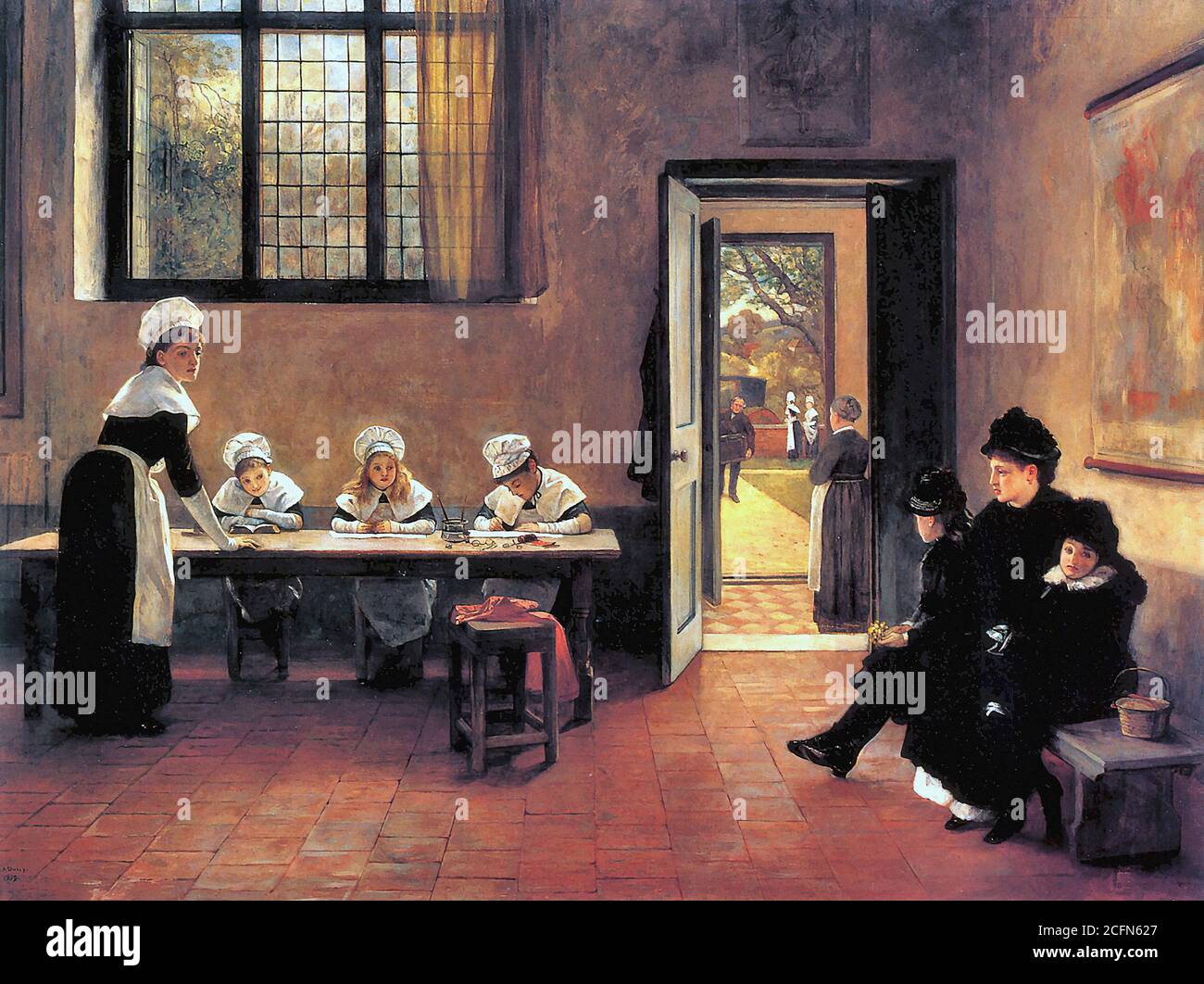 Storey George Adolphus - Orphans - British School - 19th Century Stock ...