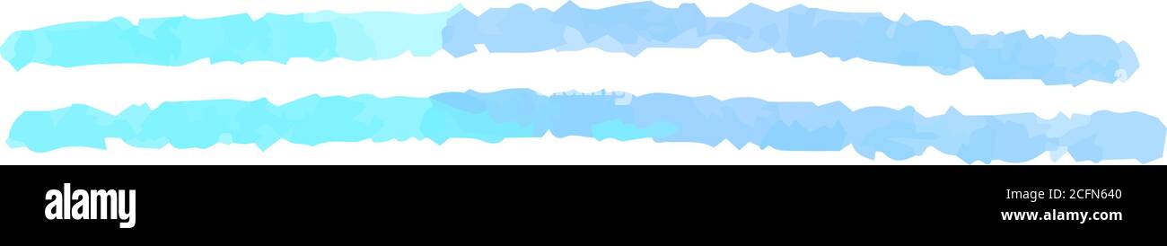 This is a illustration of Horizontal pencil line using color watercolor ...