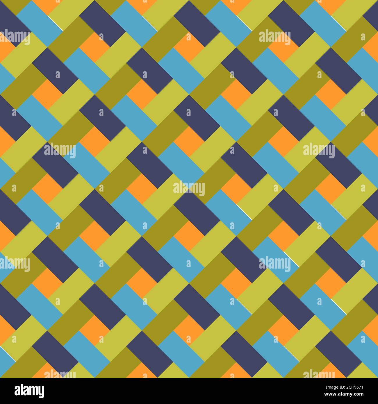 Abstract Colorful Seamless Rectangle Bricks Pattern Background Stock ...