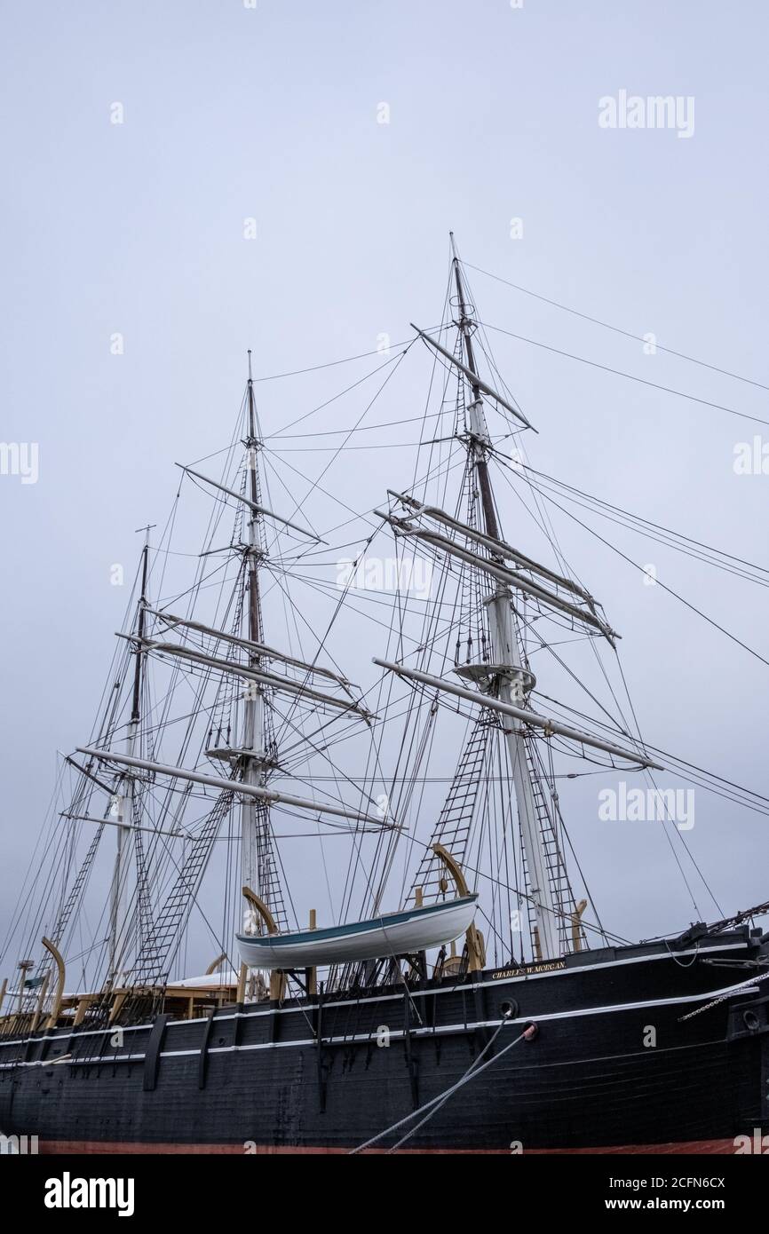Mystic Connecticut Seaport Stock Photo - Alamy