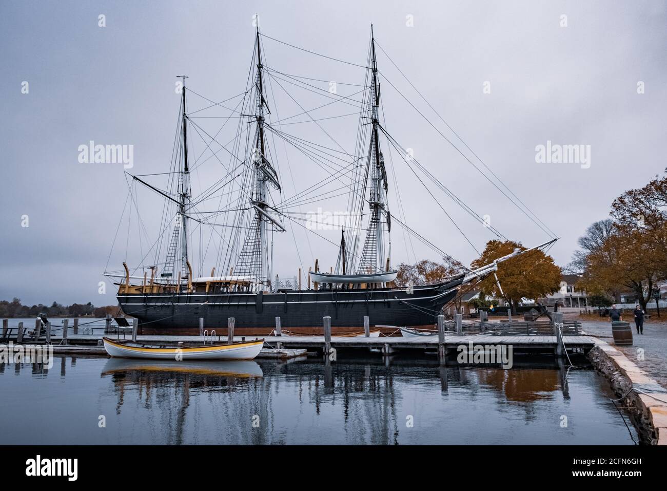 Mystic Connecticut Seaport Stock Photo - Alamy
