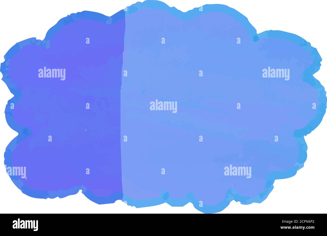 This is a illustration of Horizontal circular frame with warm cold ...