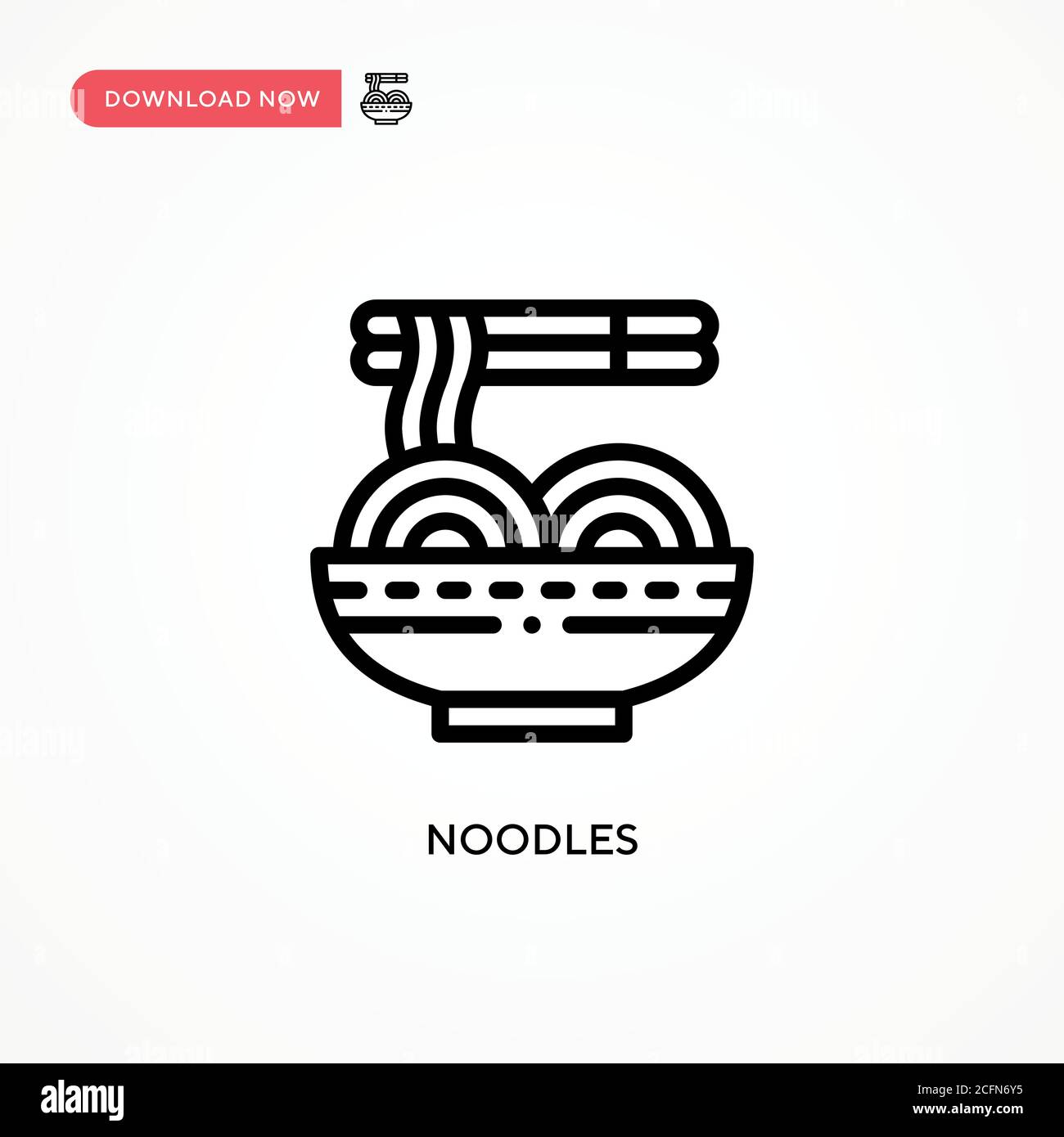 Indian noodles Stock Vector Images - Alamy
