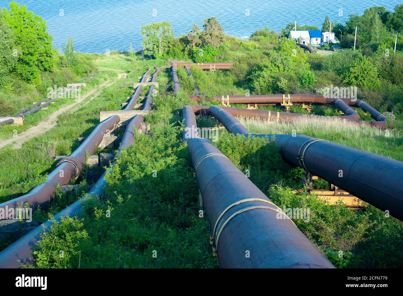 Water pollution industry pipe waste hi-res stock photography and images ...