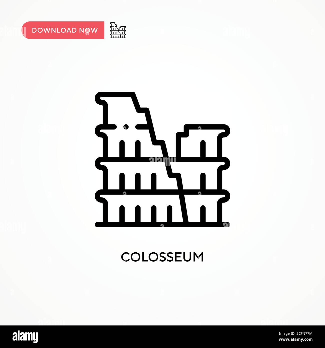 Colosseo vector vectors hi-res stock photography and images - Alamy