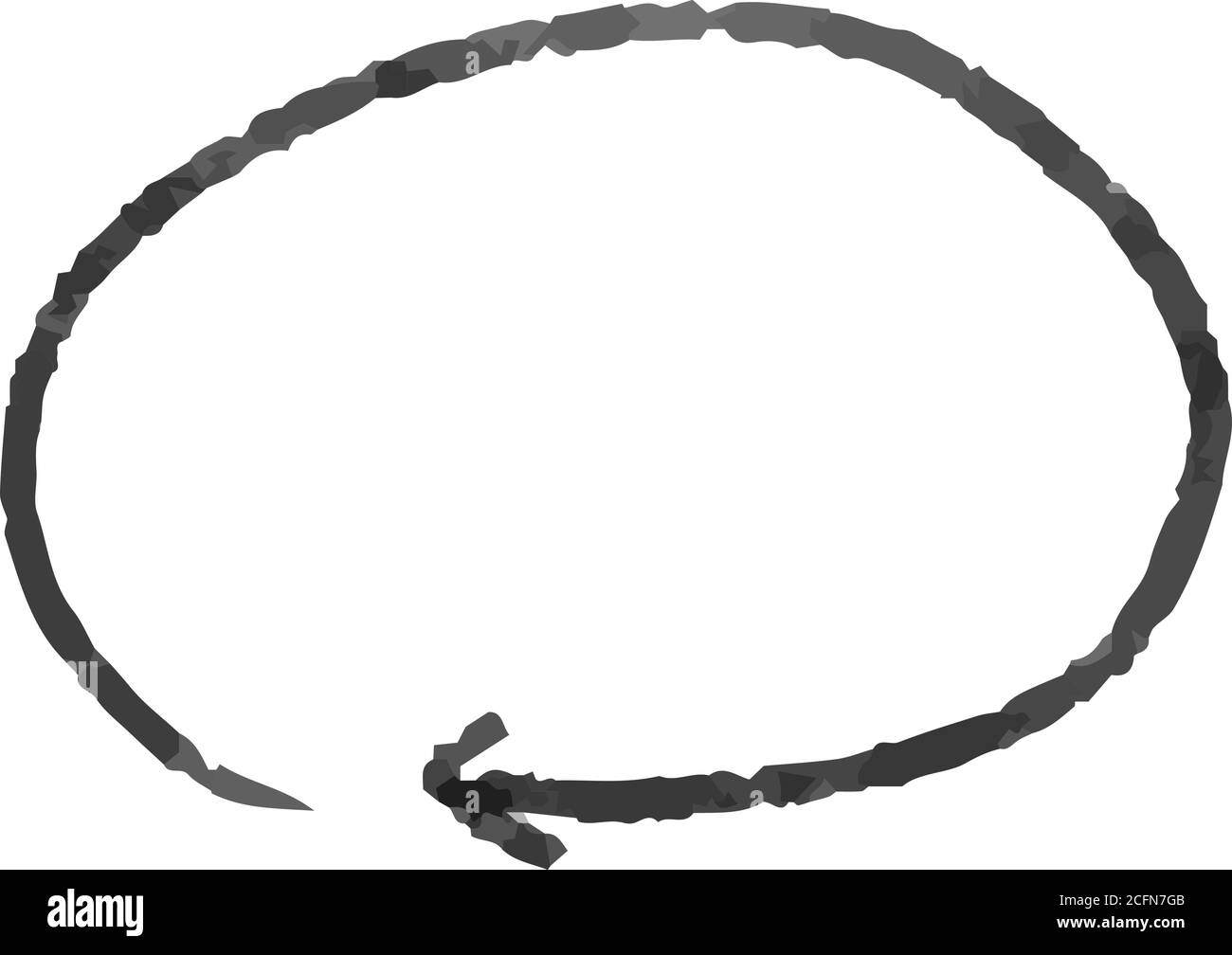 This is a illustration of Horizontal circle with Monochrome watercolor ...