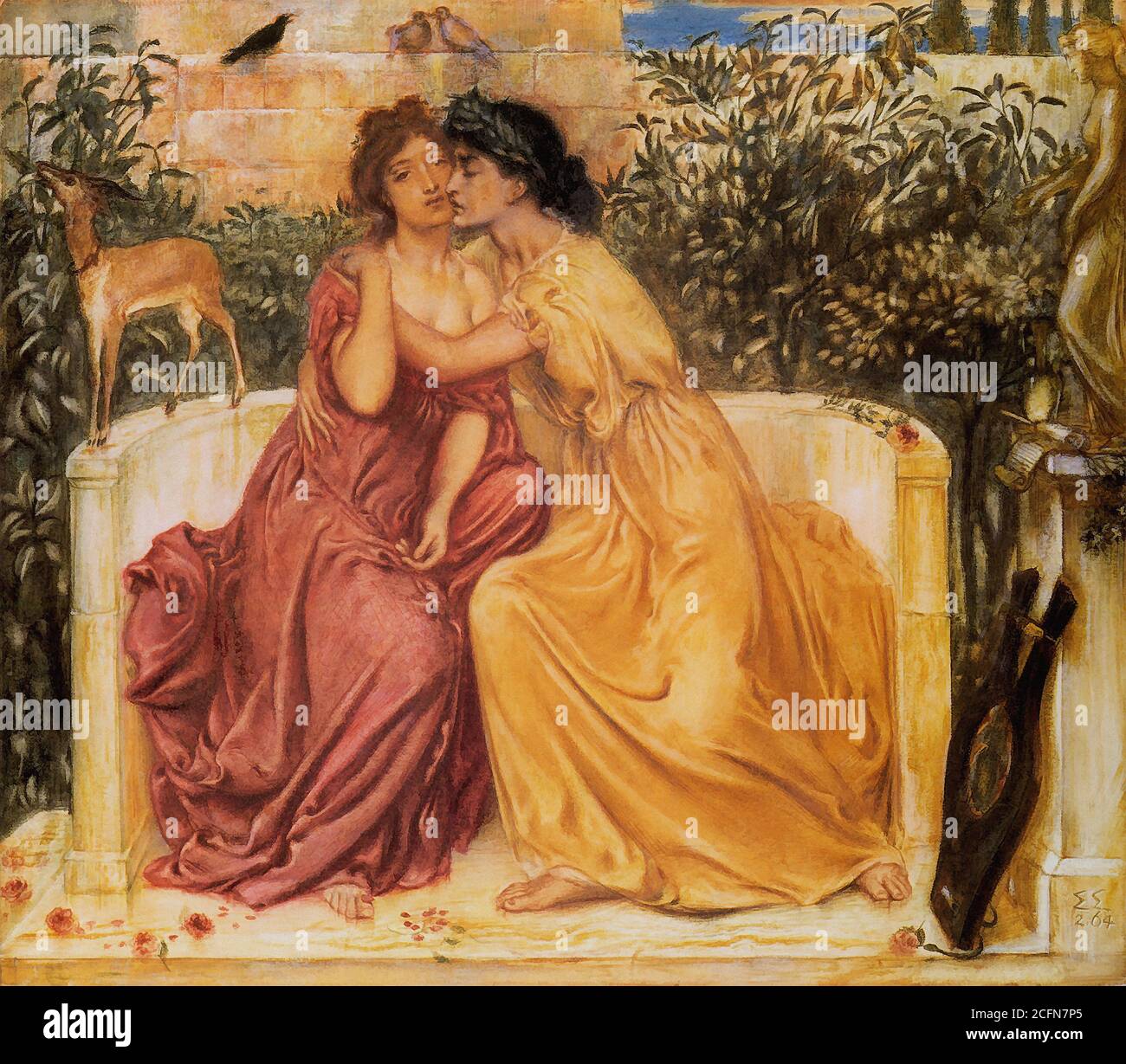 Solomon Simeon Sappho And Erinna At Mytelene British School 19th