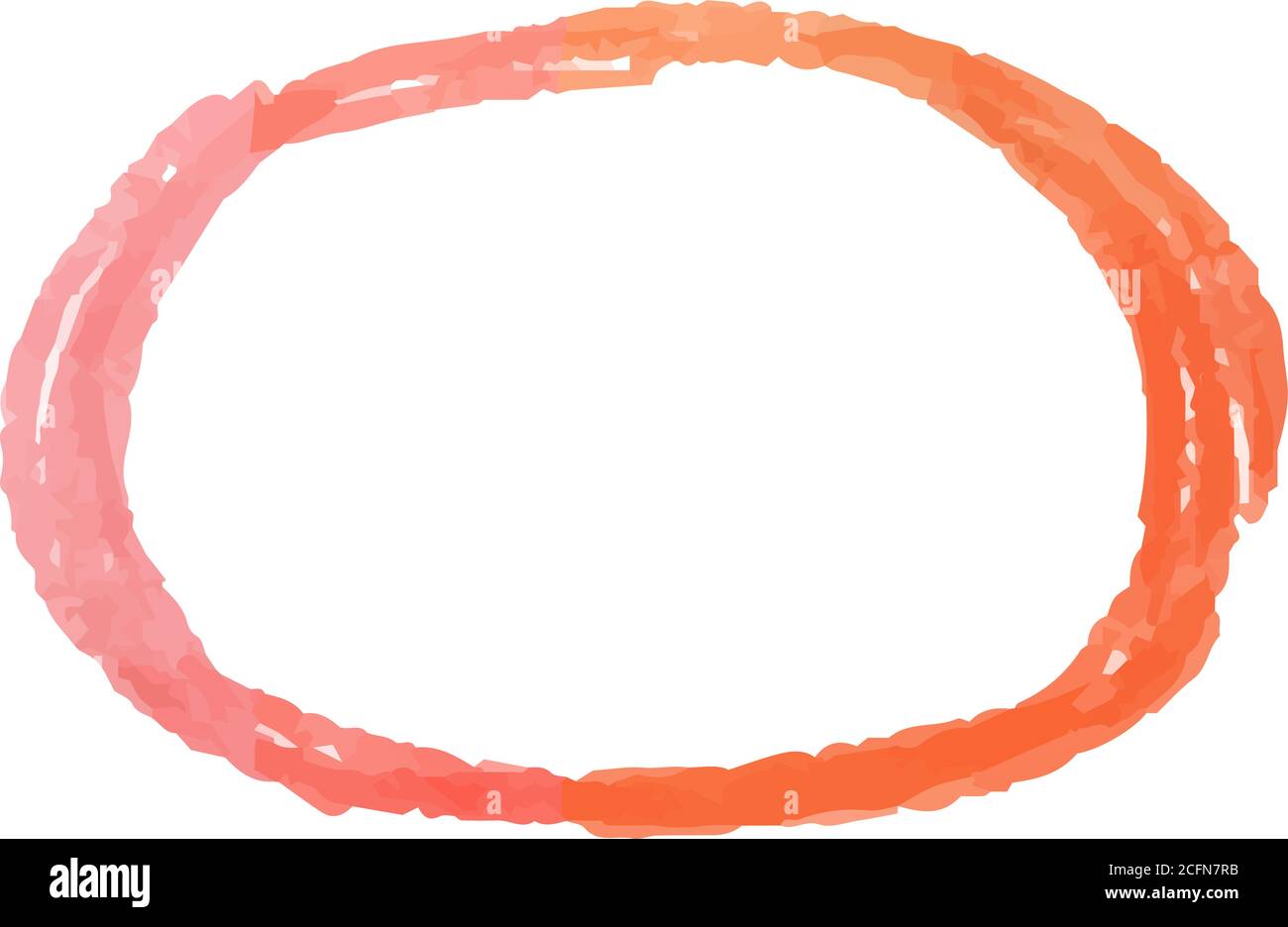 This is a illustration of Horizontal circle with warm color watercolor ...