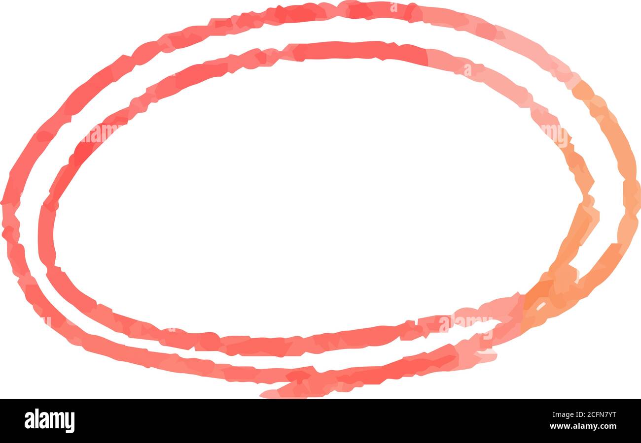 This is a illustration of Horizontal circle with warm color watercolor ...