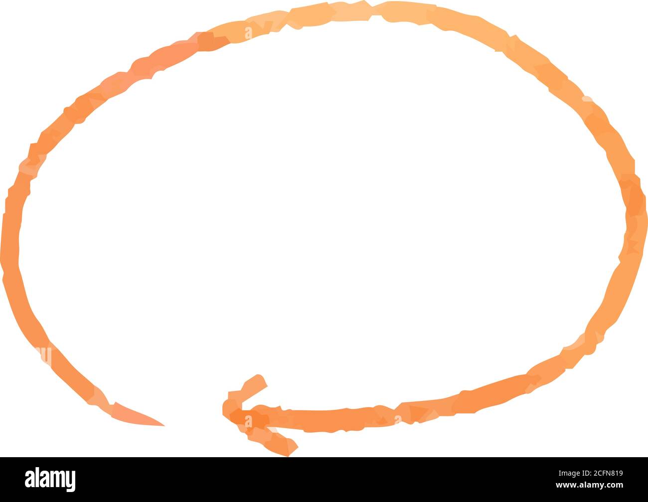 This is a illustration of Horizontal circle with warm color watercolor ...