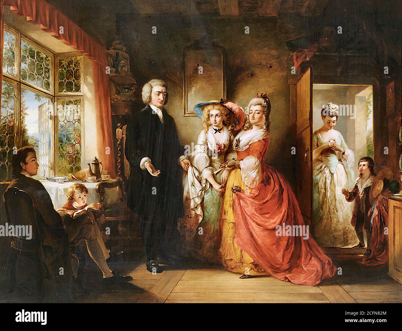 Solomon Abraham - the Vicar of Wakefield - British School - 19th ...