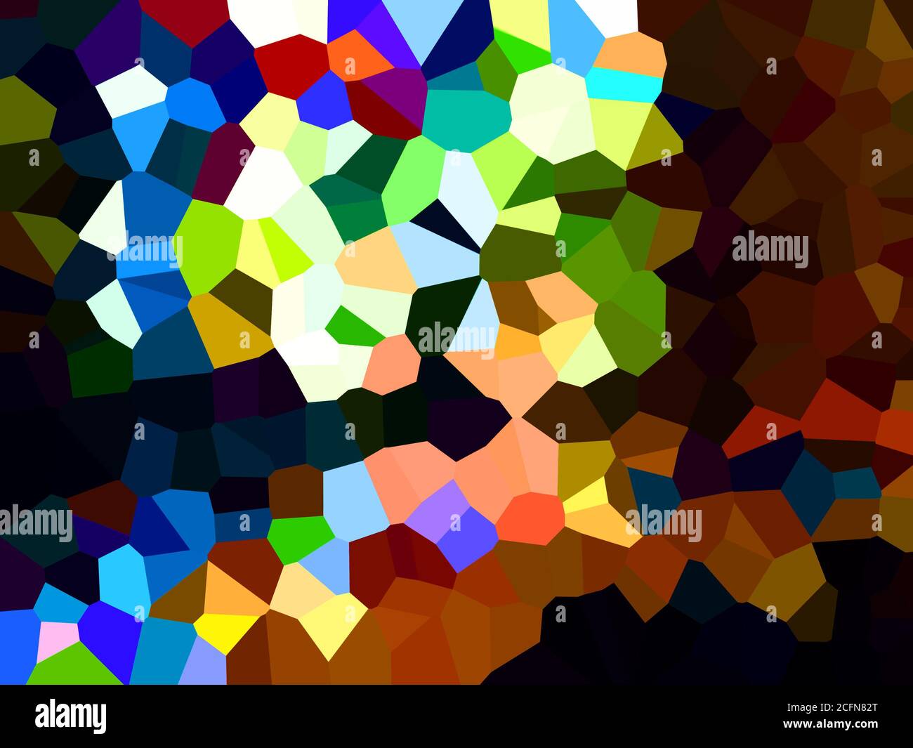 Illustration of Pixels pattern with various bright colors creates an ...