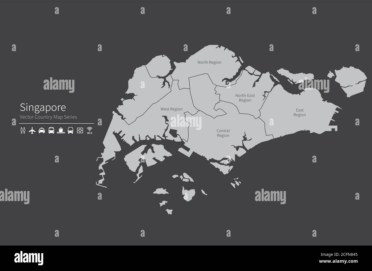 Sentosa Island Singapore Map