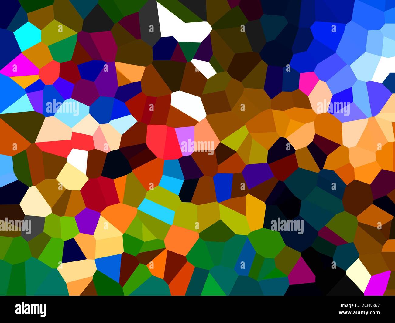 Illustration of Pixels pattern with various bright colors creates an ...