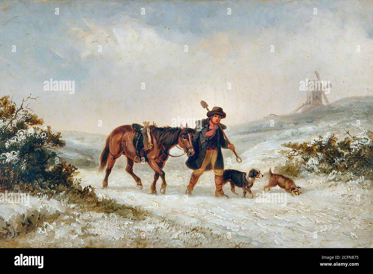 Smythe Thomas - the Rabbit Catcher and His Horse Winter - British ...