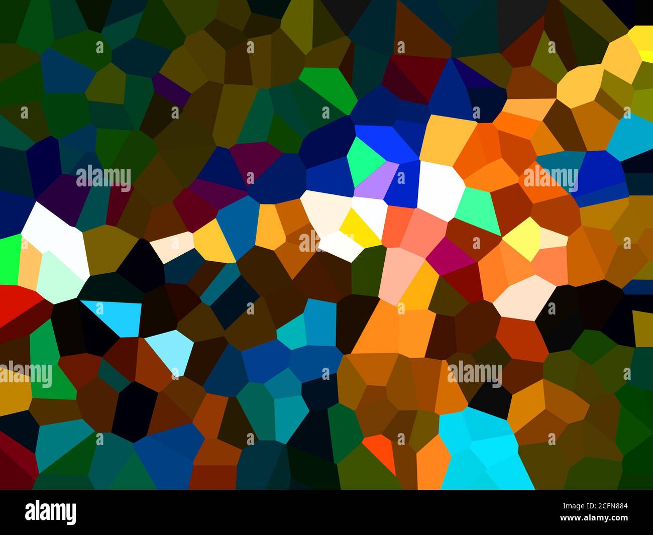 Illustration of Pixels pattern with various bright colors creates an ...