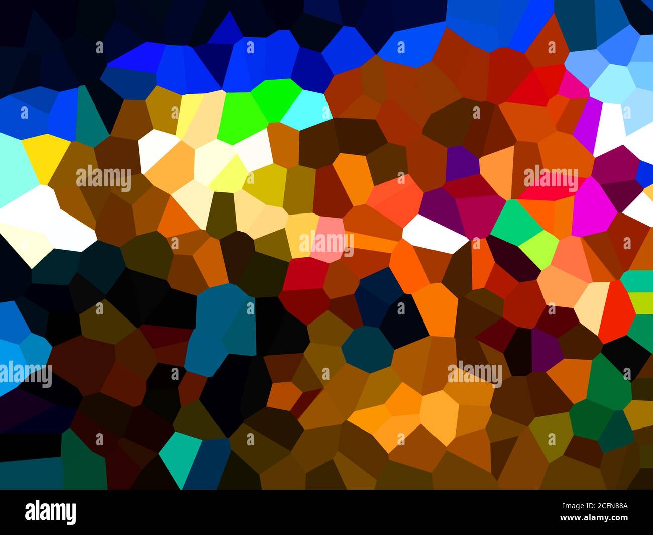 Illustration of Pixels pattern with various bright colors creates an ...