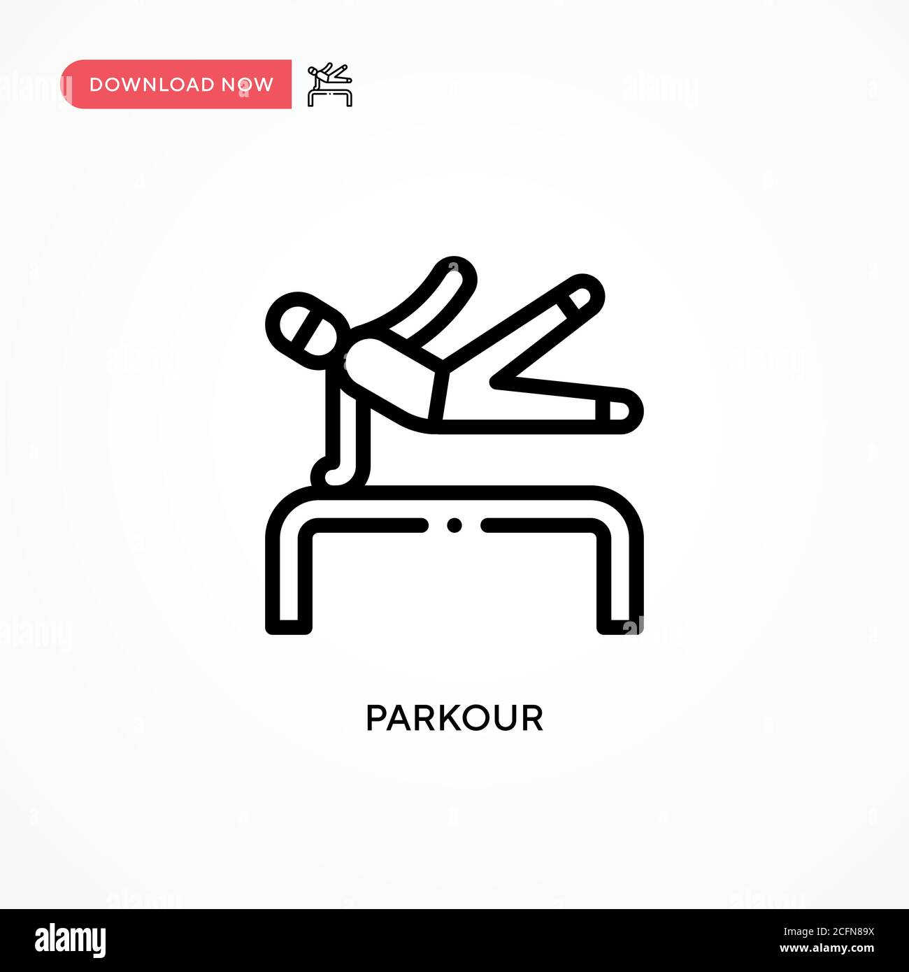 Extreme parkour vector vectors hi-res stock photography and images - Alamy