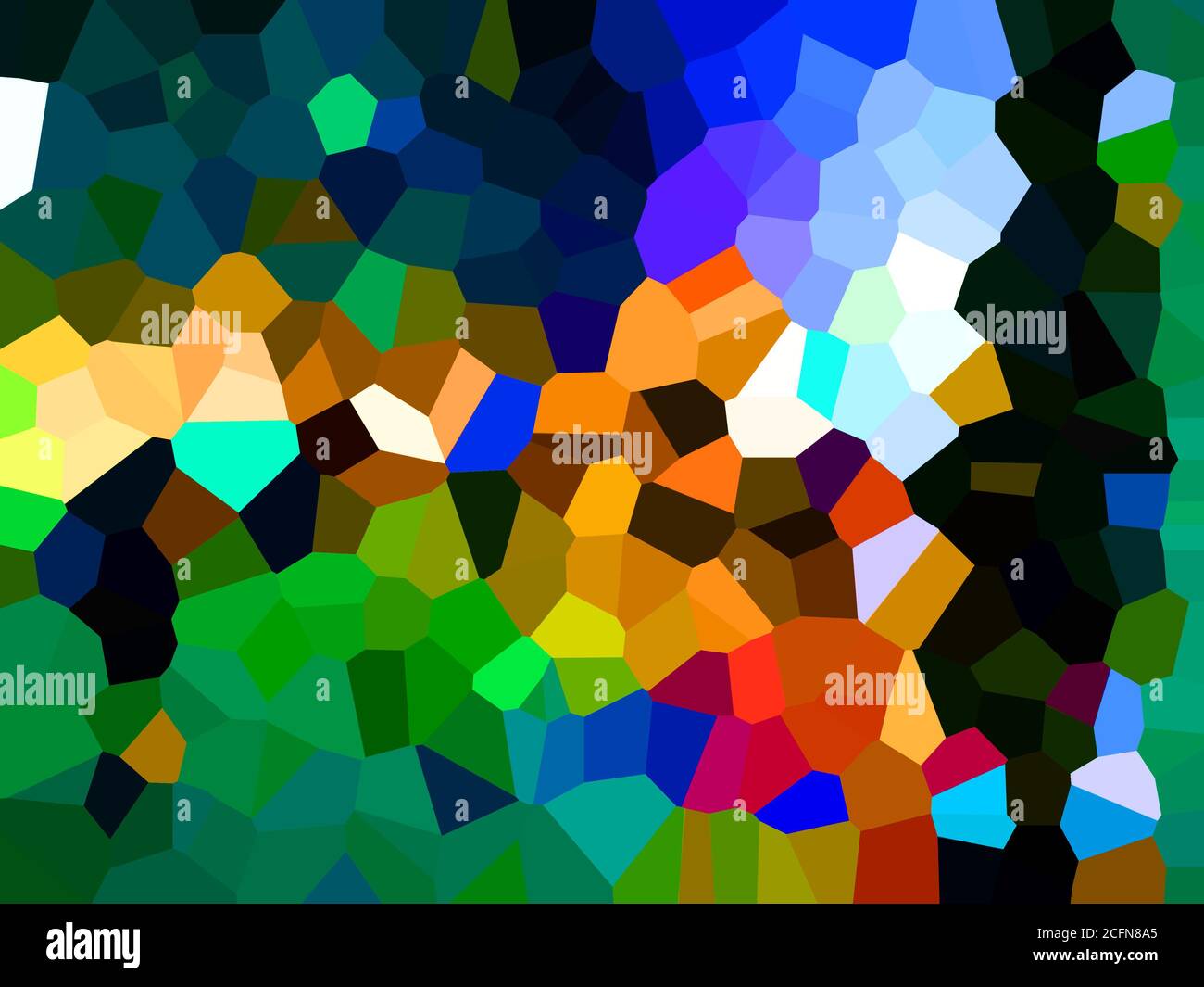 Illustration of Pixels pattern with various bright colors creates an ...