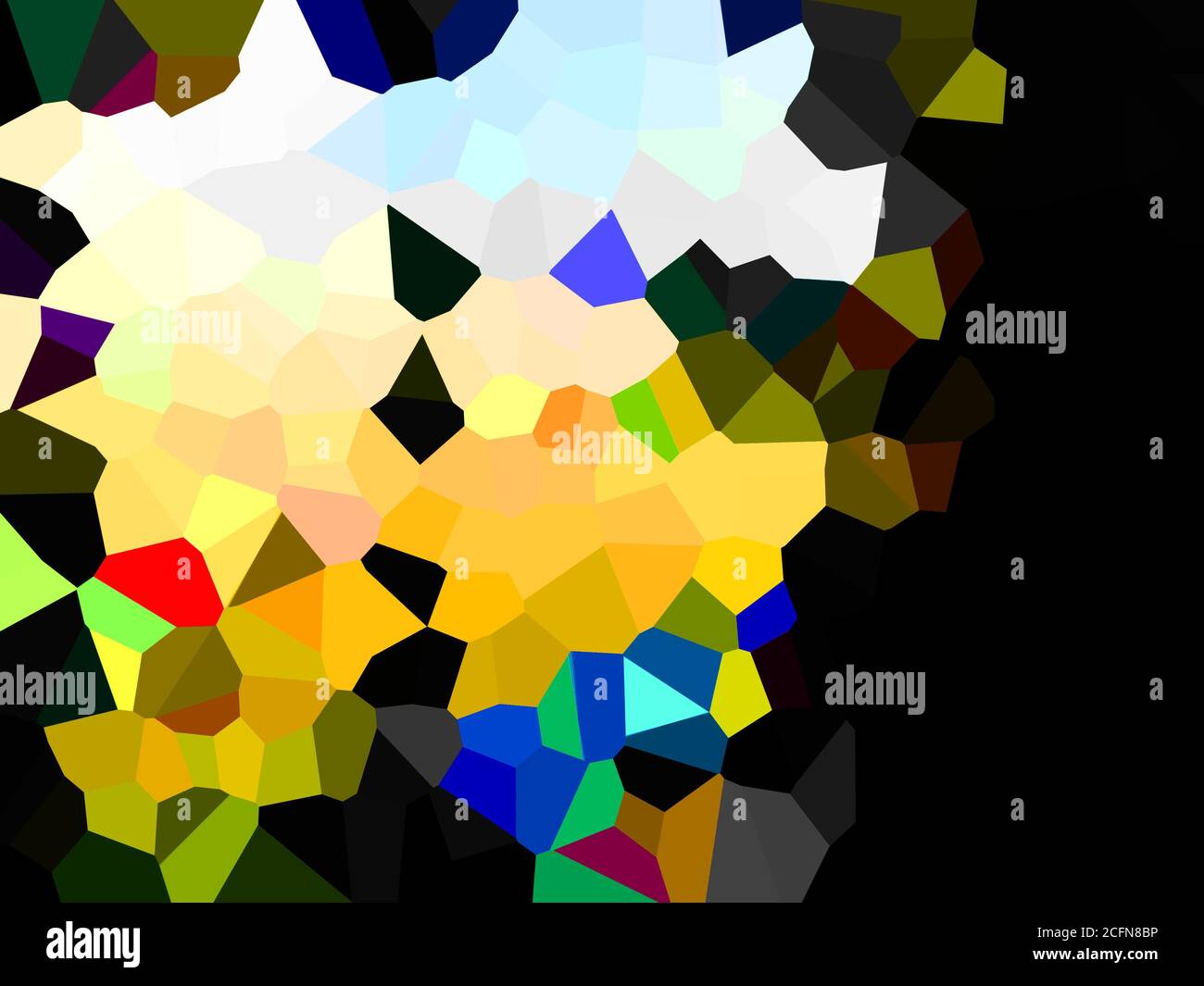 Illustration of Pixels pattern with various bright colors creates an ...