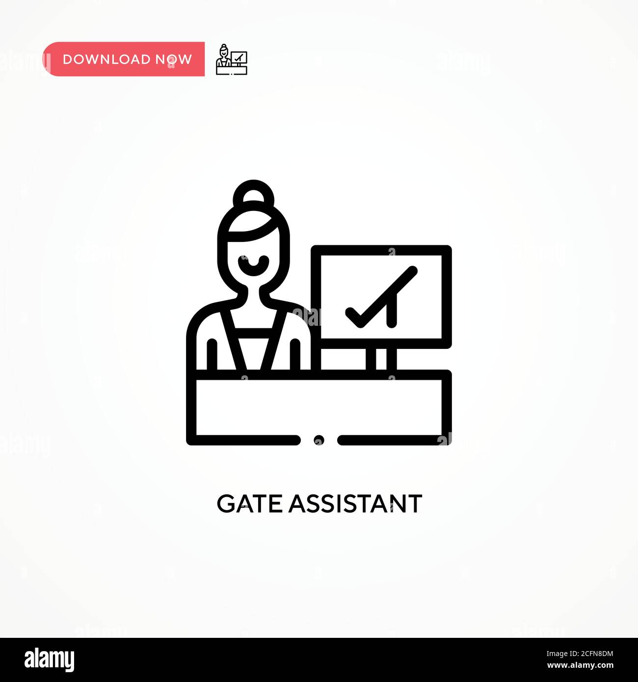 Computer businessman airport Stock Vector Images - Alamy