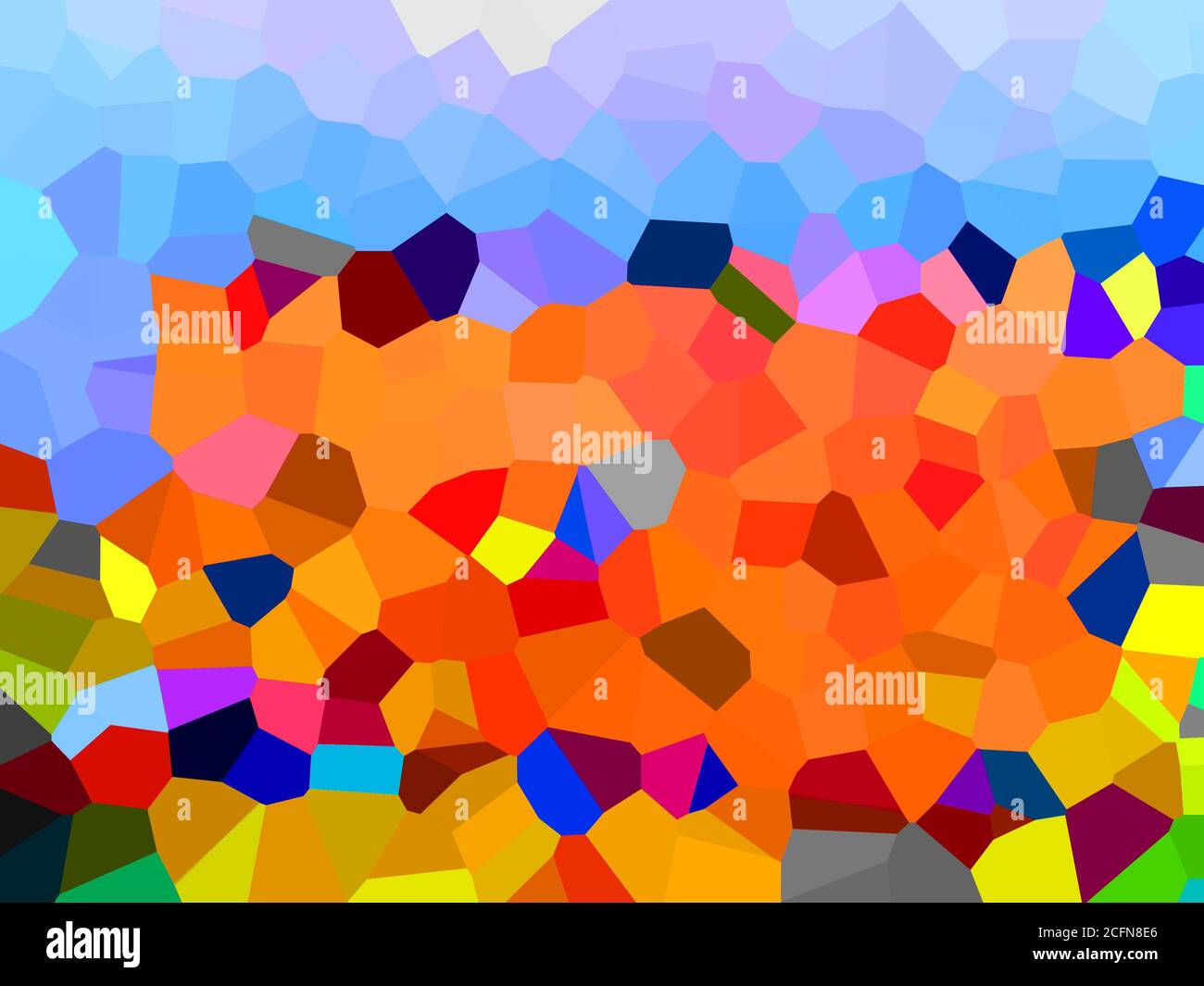 Illustration of Pixels pattern with various bright colors creates an ...