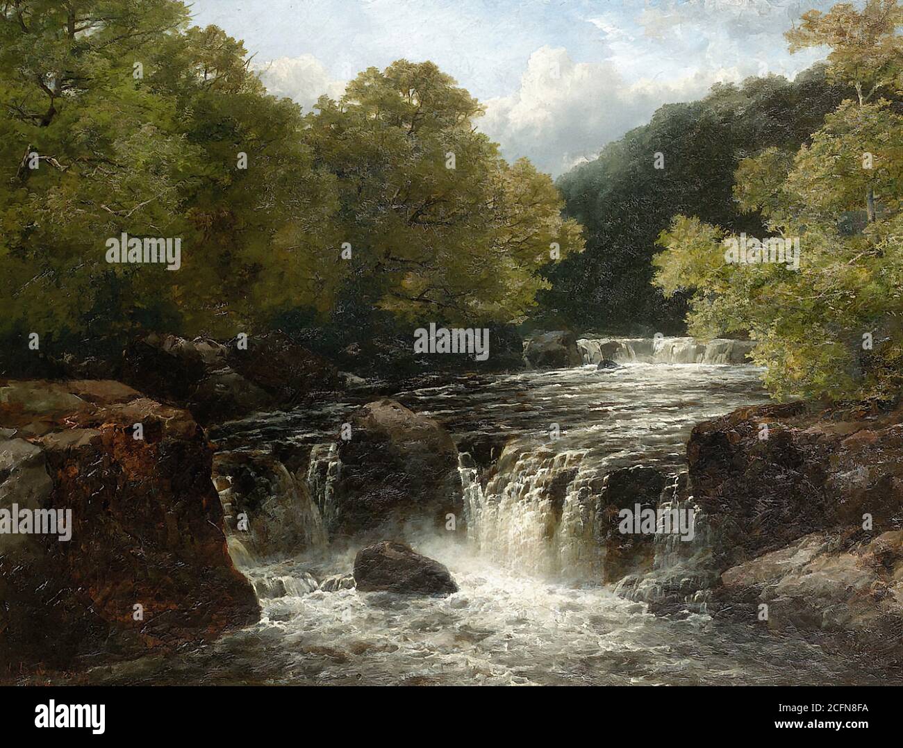 Smith John Brandon - Skelwith Force Ambleside - British School - 19th ...