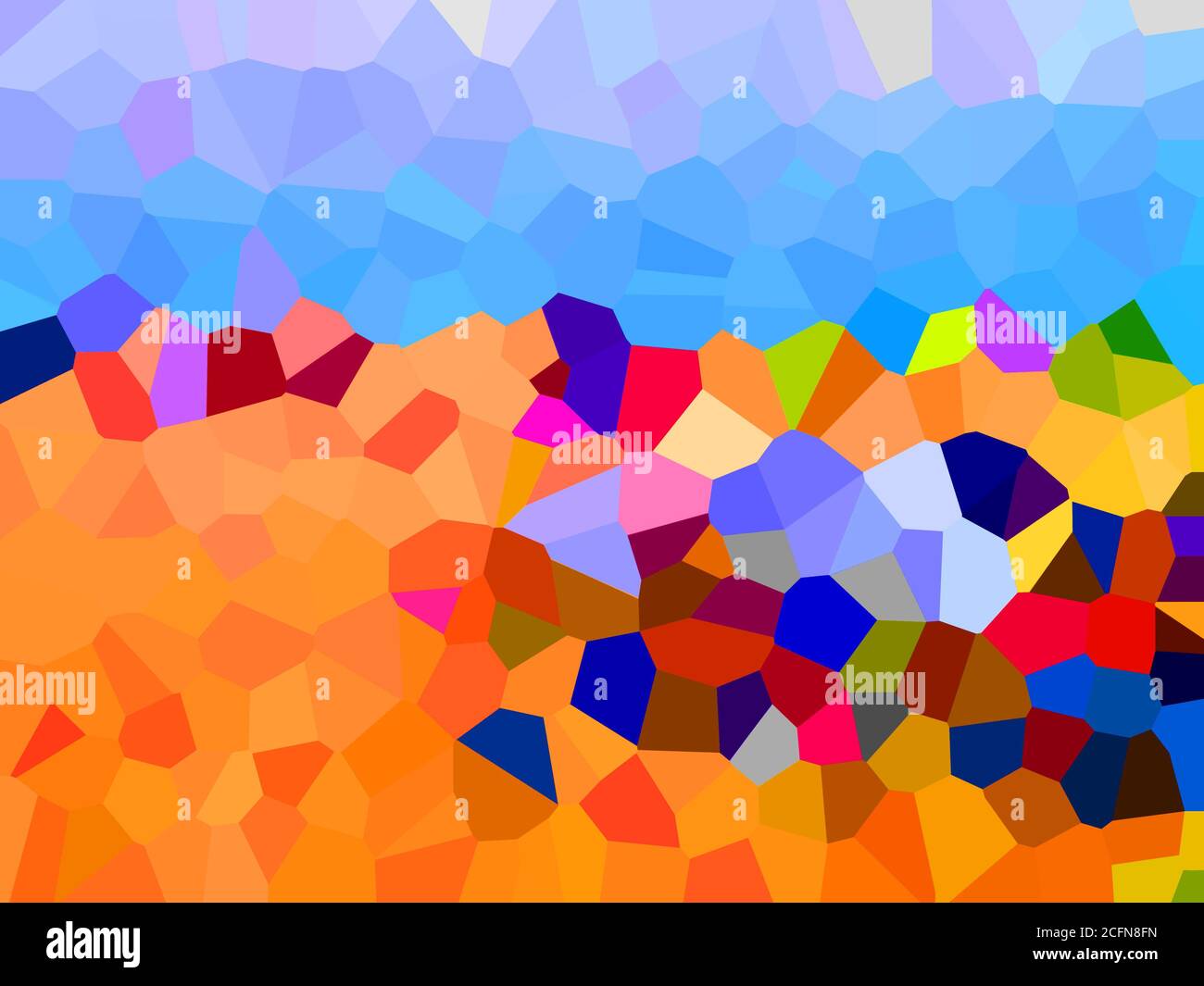 Illustration of Pixels pattern with various bright colors creates an ...
