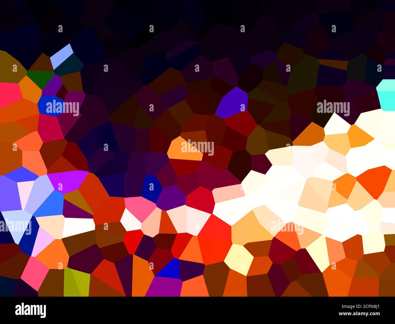 Illustration of Pixels pattern with various bright colors creates an ...