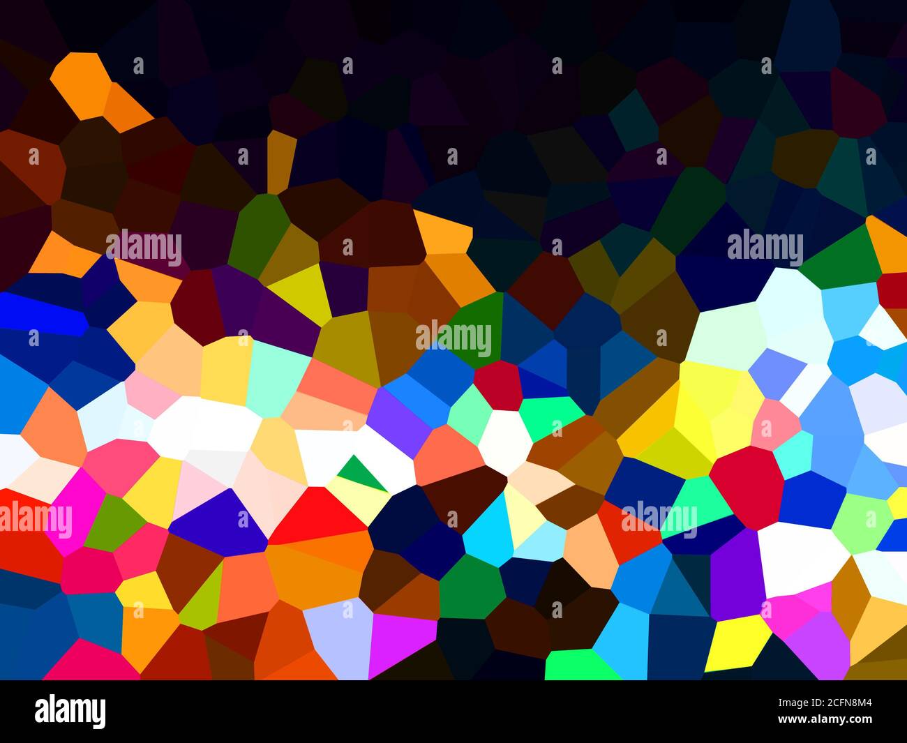 Illustration of Pixels pattern with various bright colors creates an ...