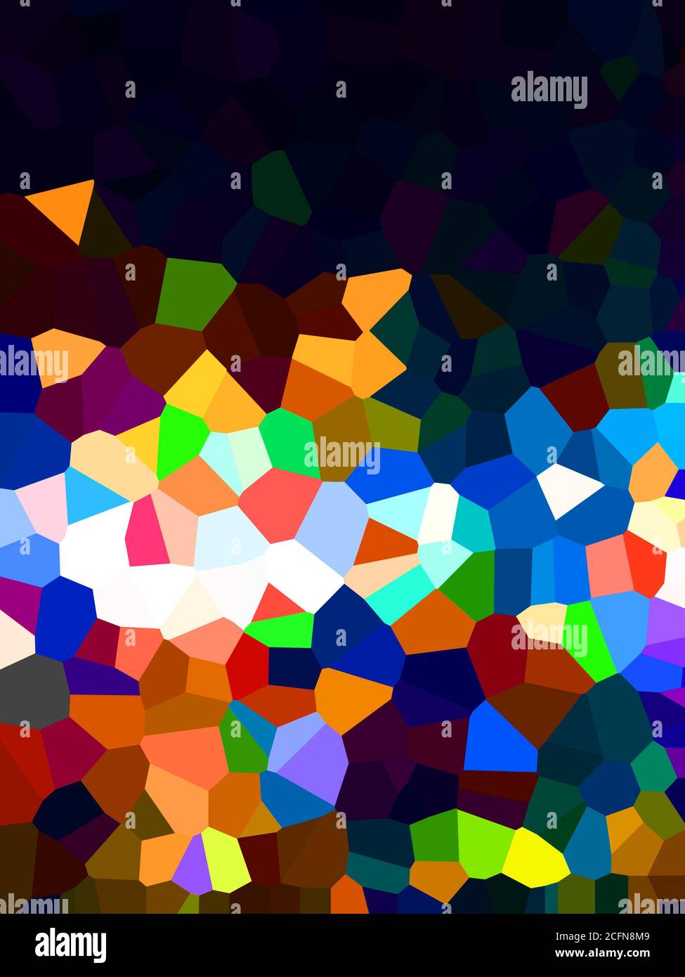 Illustration of Pixels pattern with various bright colors creates an ...