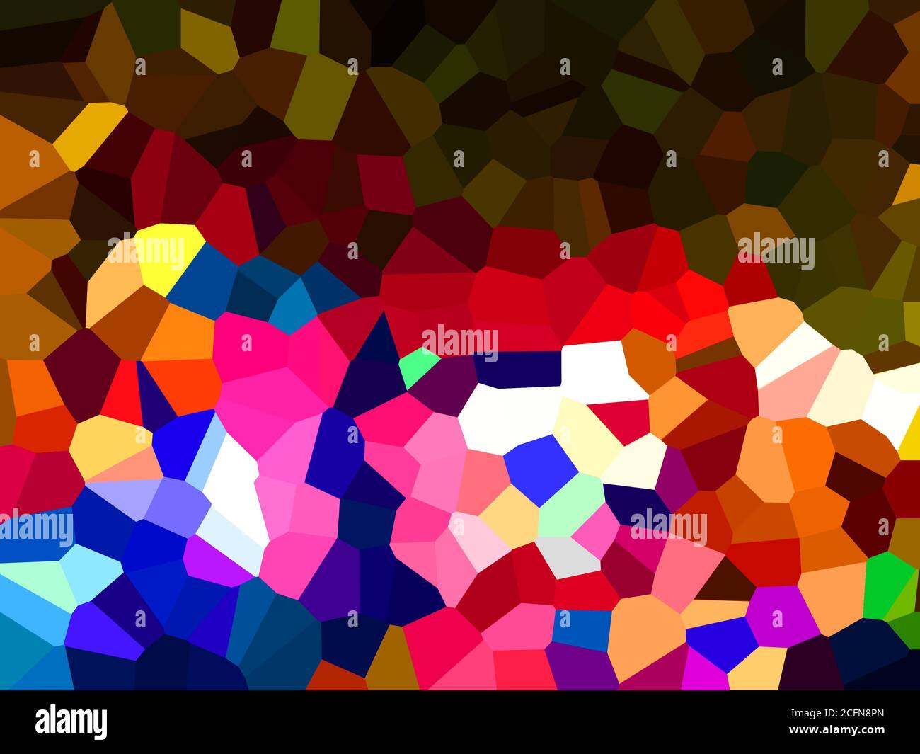 Illustration of Pixels pattern with various bright colors creates an ...