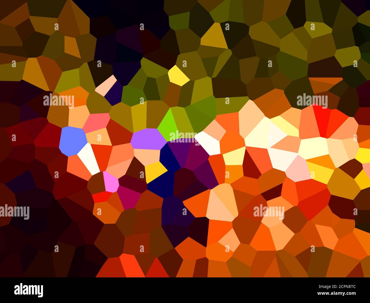 Illustration of Pixels pattern with various bright colors creates an ...