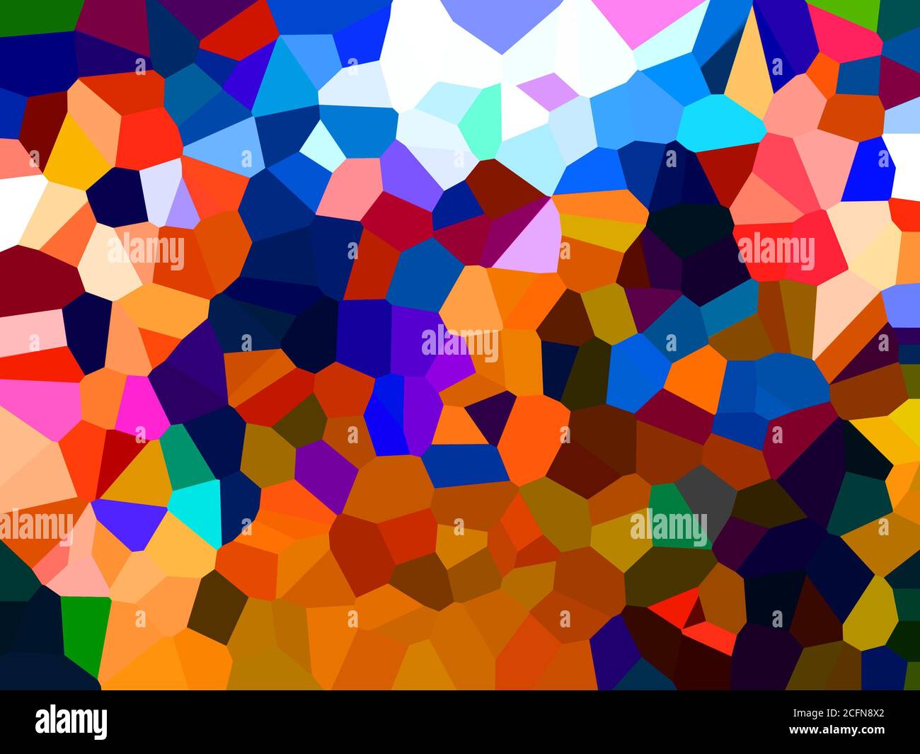 Illustration of Pixels pattern with various bright colors creates an ...