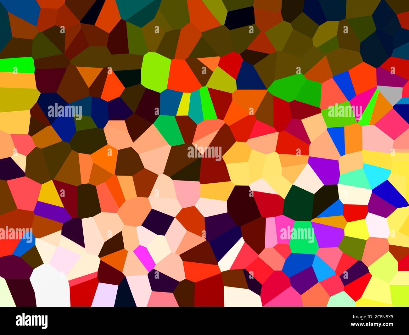 Illustration of Pixels pattern with various bright colors creates an ...
