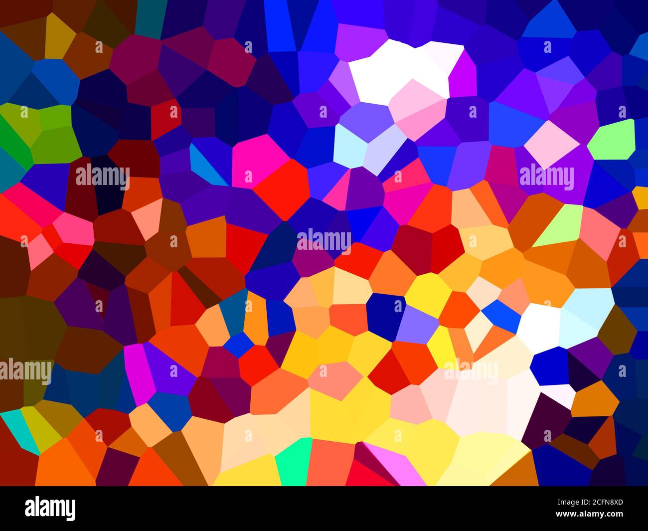 Illustration of Pixels pattern with various bright colors creates an ...