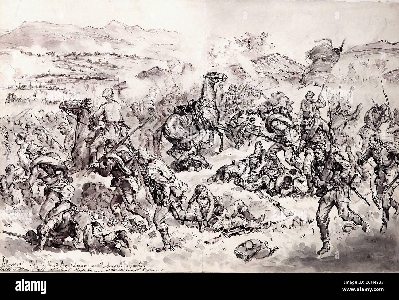 simpson, william - The Battle of Plevna - the Death of Colonel ...