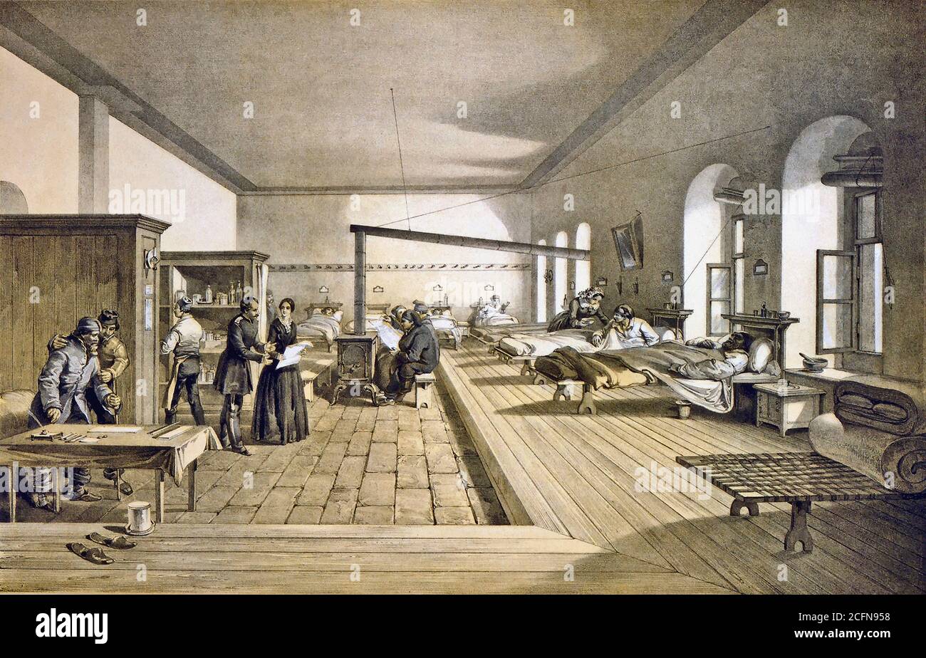 Victorian hospital wards hi-res stock photography and images - Alamy
